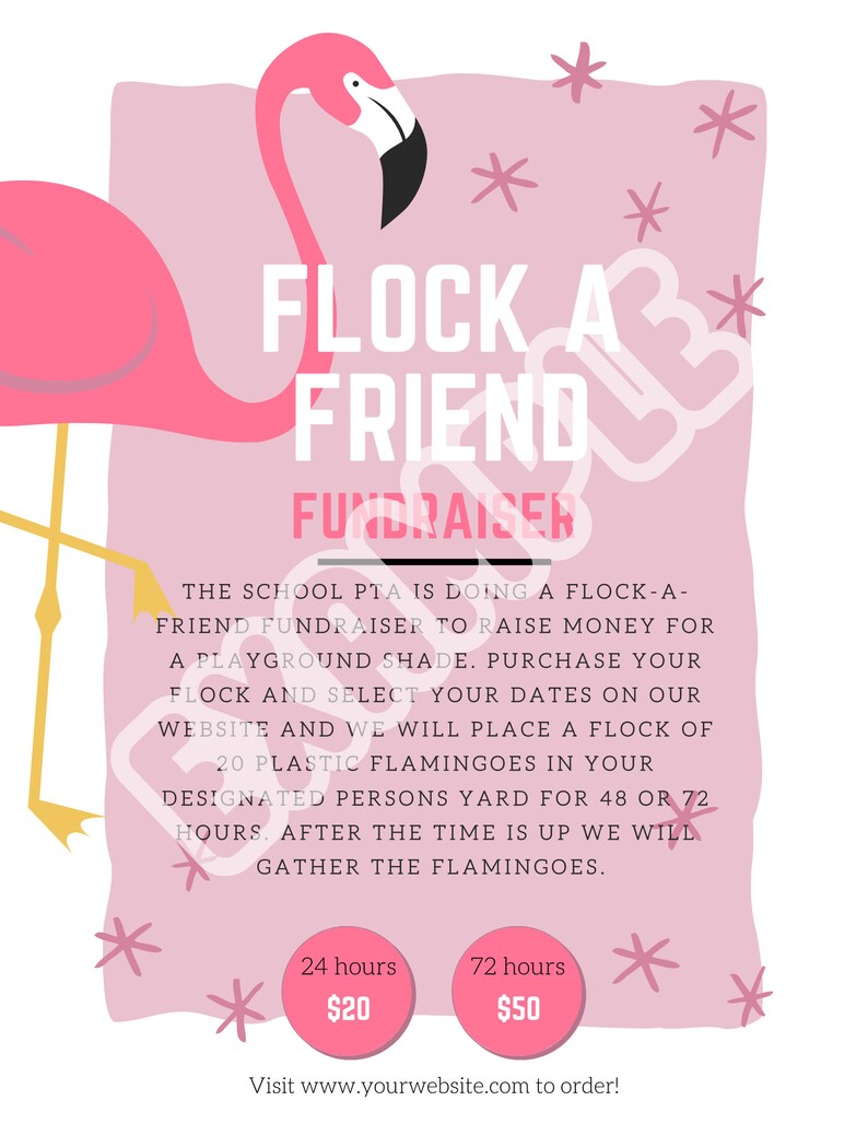 PTO/PTA Flock A Friend Fundraiser Bundle - Etsy