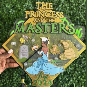 The Princess & the Diploma Graduation Cap Topper W/ Lights - Etsy Canada