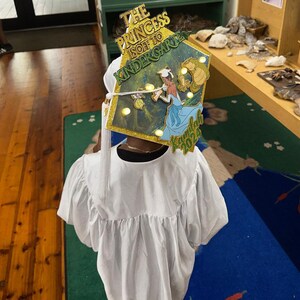 The Princess & the Diploma Graduation Cap Topper W/ Lights - Etsy Canada