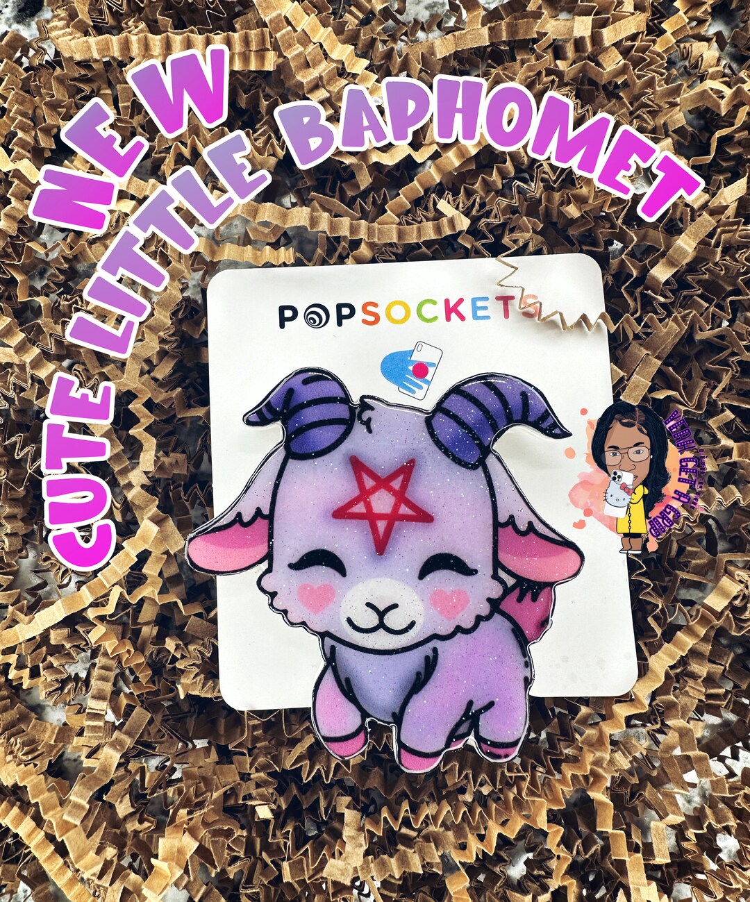 None Swap Cute Little Baphomet Phone Grip - Etsy