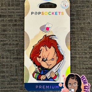 Chucky ‘w Knife- Swappable Phone Grip - Etsy