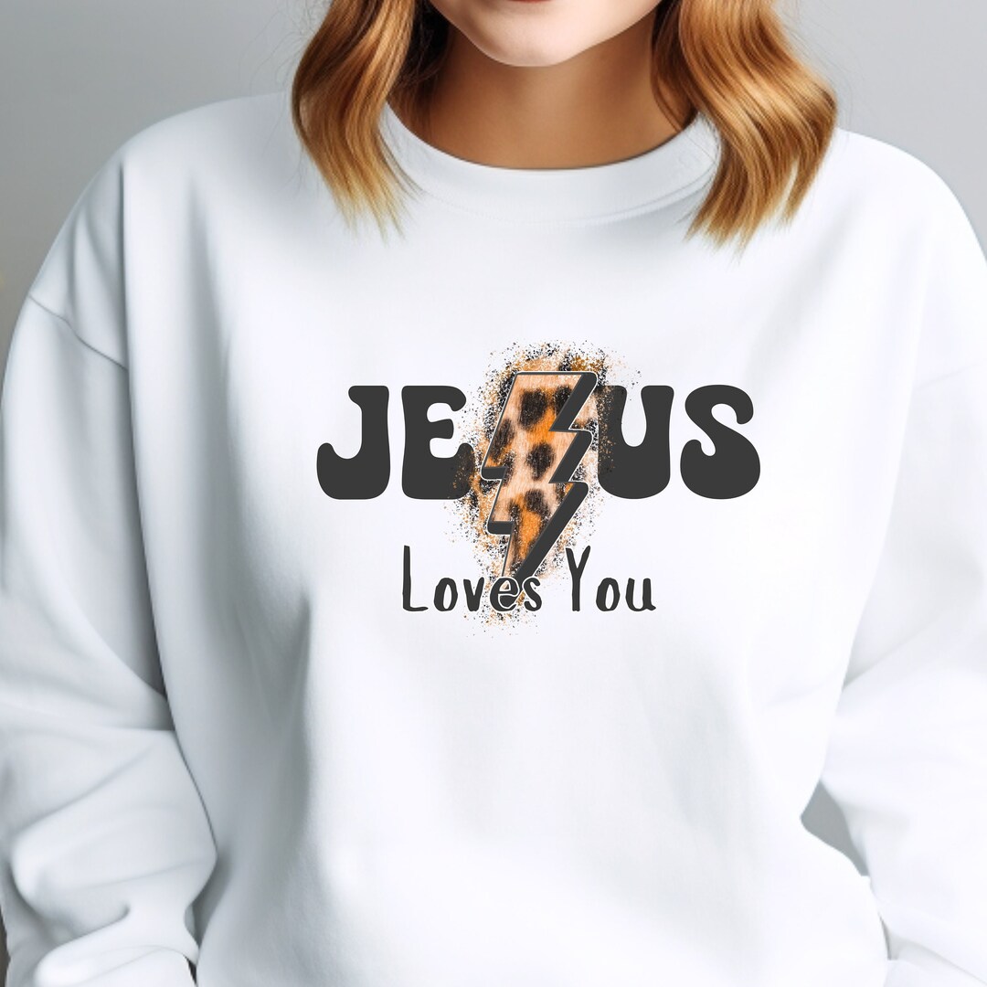 Jesus Loves You PNG Design Sublimation Print on Demand Designs ...