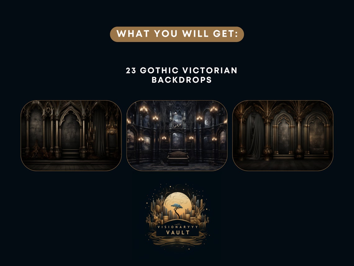 23 Gothic Victorian Digital Backdrops, Gothic Posters, Gothic Custom ...