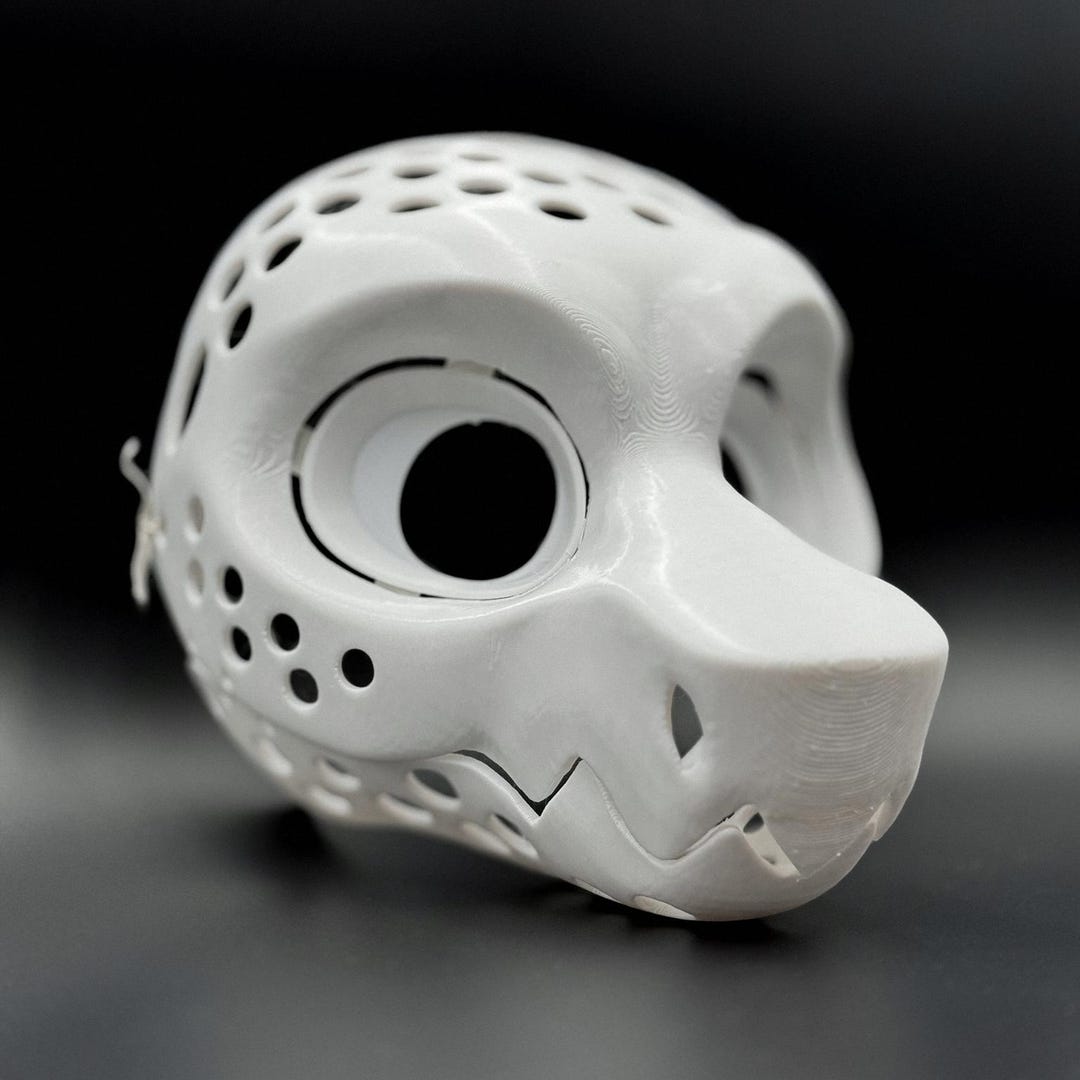 Wickerbeast 3D Printed Fursuit Head Base - Etsy