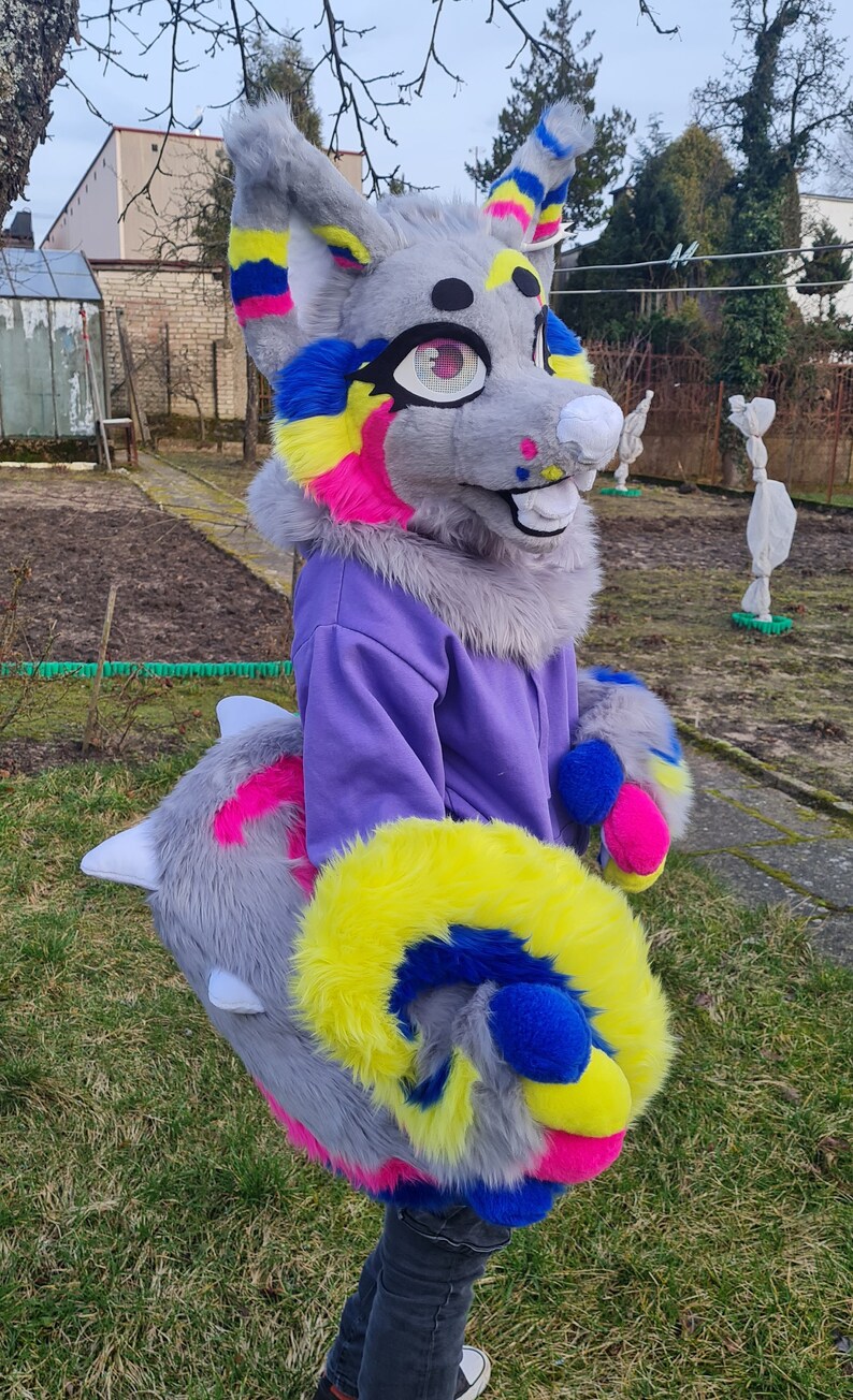 Fursuit Partial Premade Wolf Dog Furry - Etsy UK
