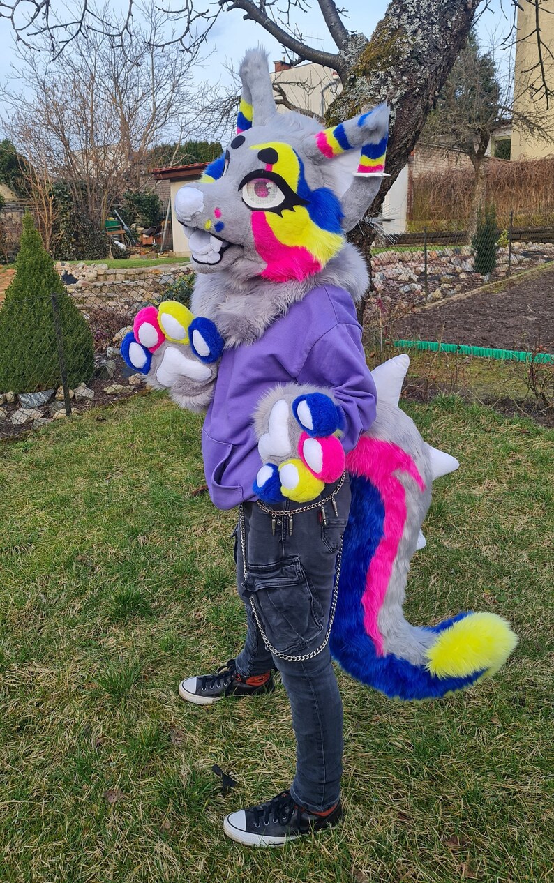 Fursuit Partial Premade Wolf Dog Furry - Etsy UK