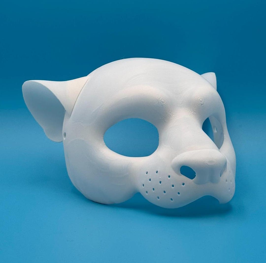 Otter Therian Mask Base 3D Printed - Etsy