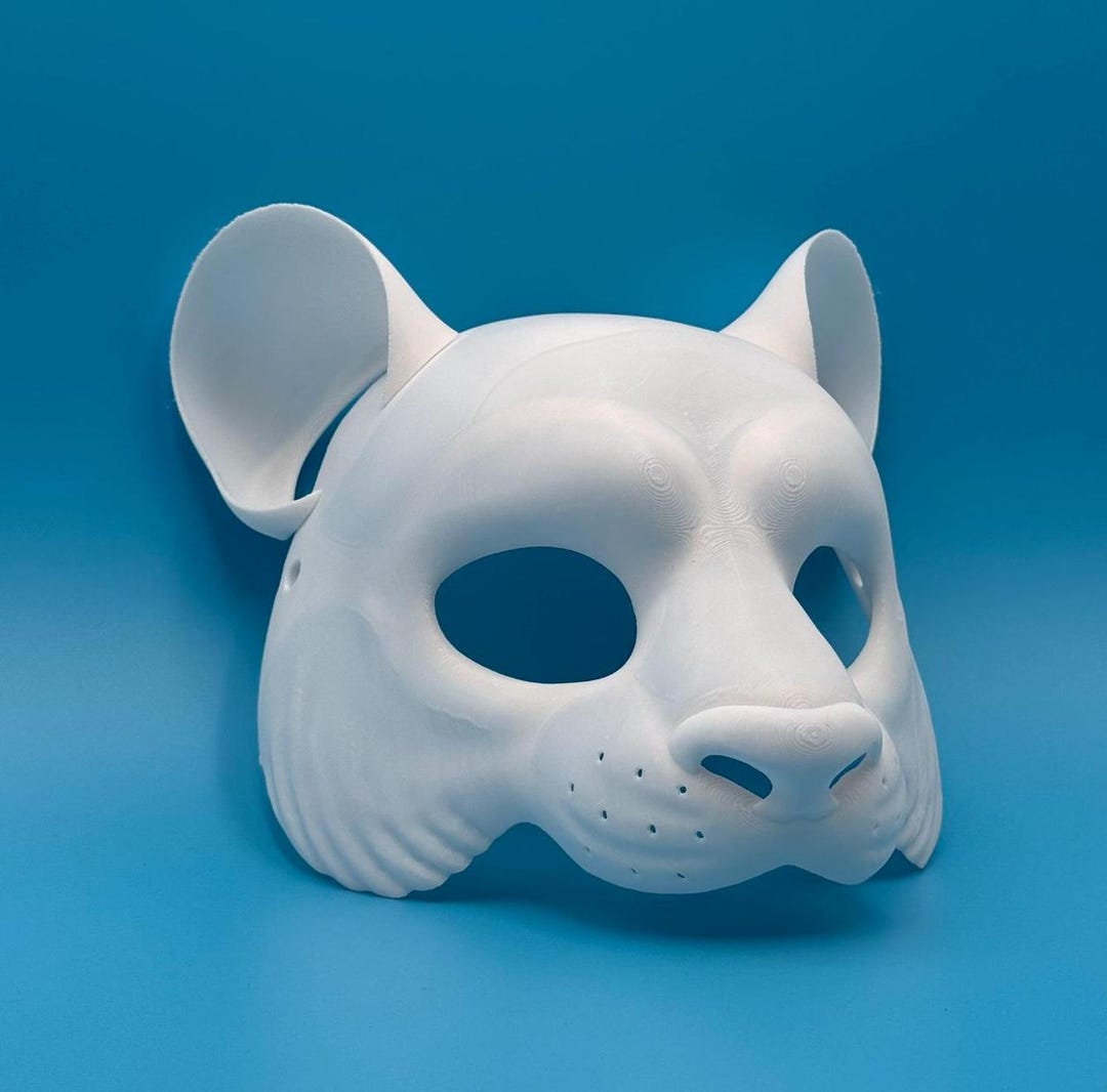 Tiger Therian Mask Base 3D Printed - Etsy