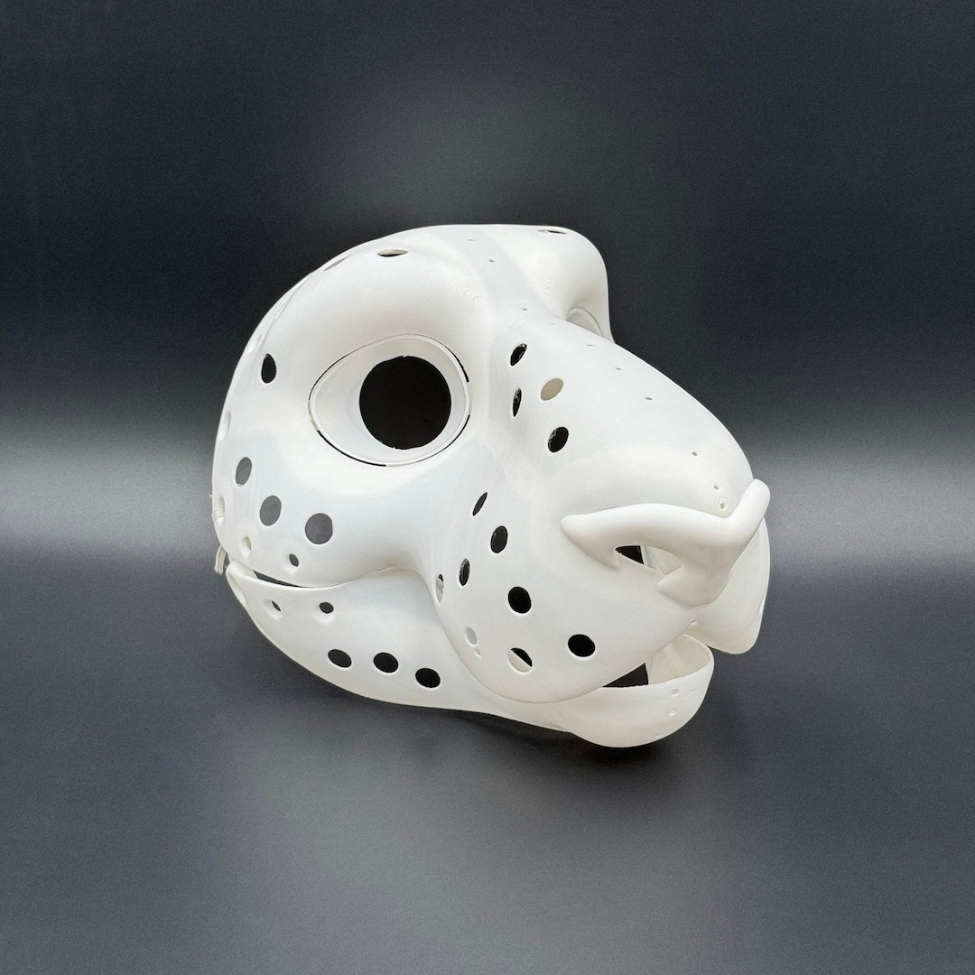 Smilodon Big Saber 3D Printed Fursuit Head Base - Etsy