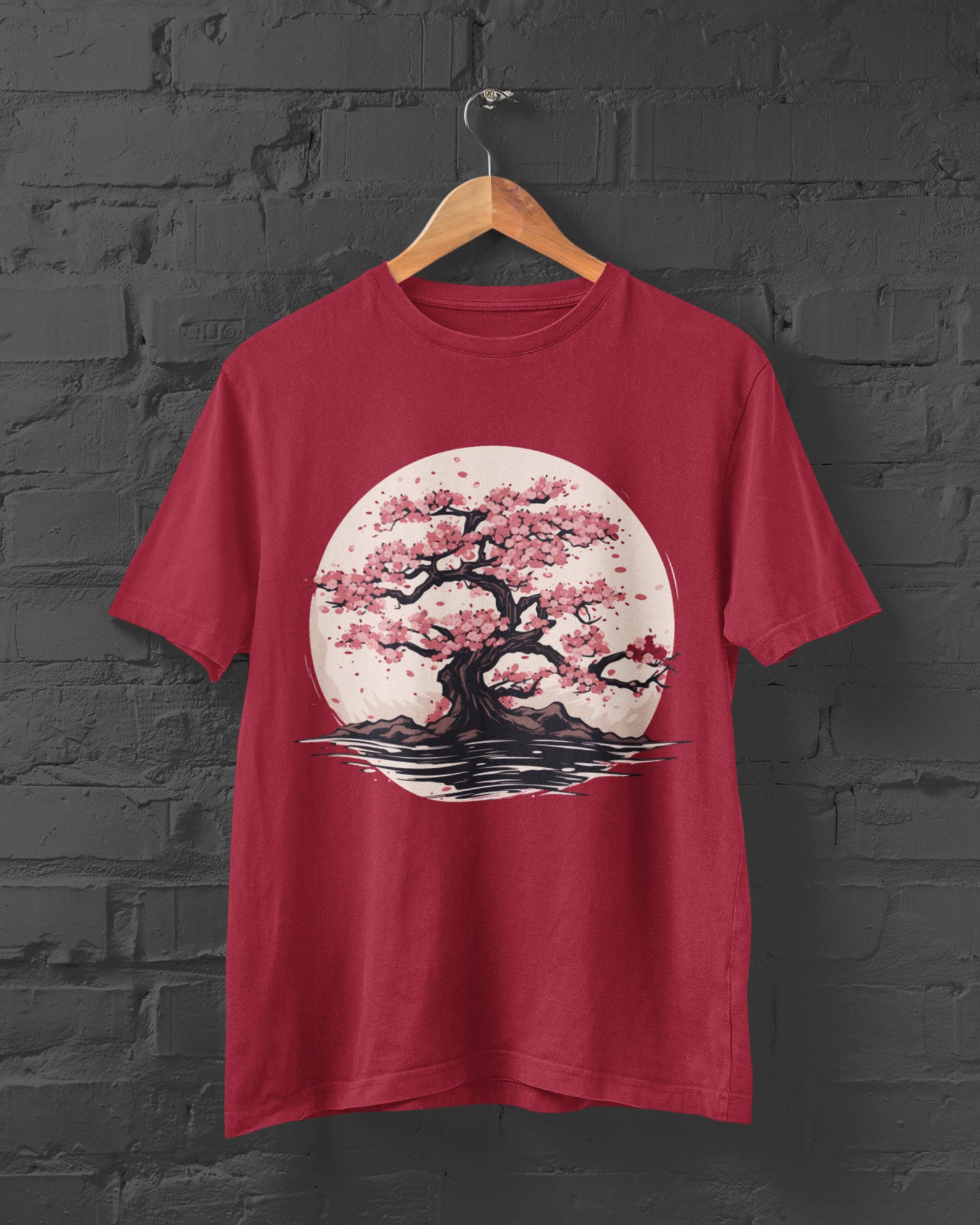 Japanese Sakura T-shirt Anime Tshirt Harajuku Cherry Blossom Tshirt ...