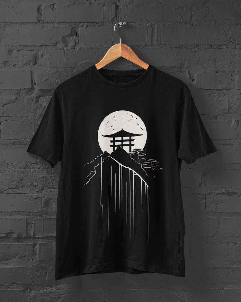 Japanese Temple T-shirt Temple Tshirt Japanese Tshirt Anime Merch ...