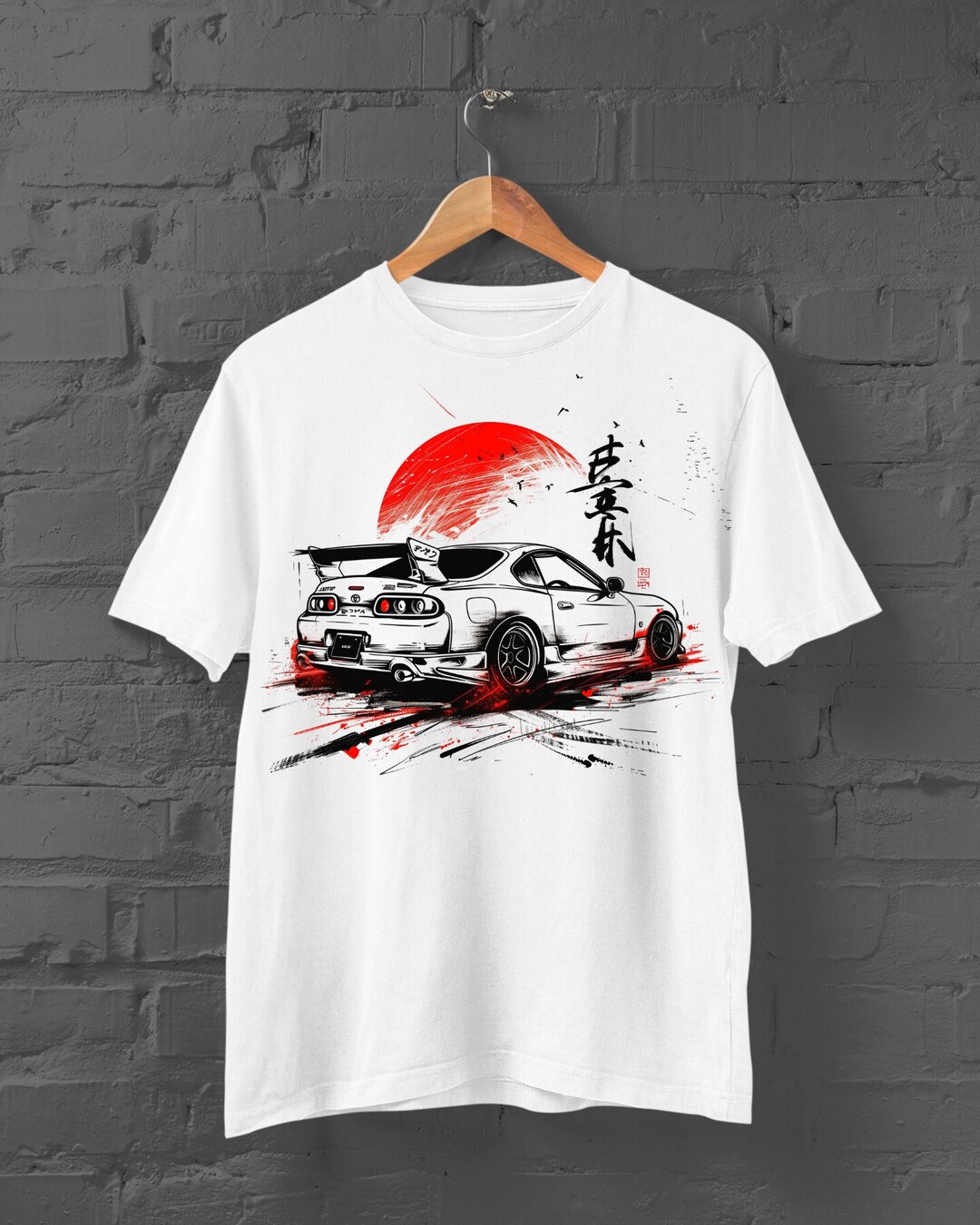 JDM Car T-shirt Harajuku Japanese Car Tshirt JDM Tshirt Anime Car Shirt ...