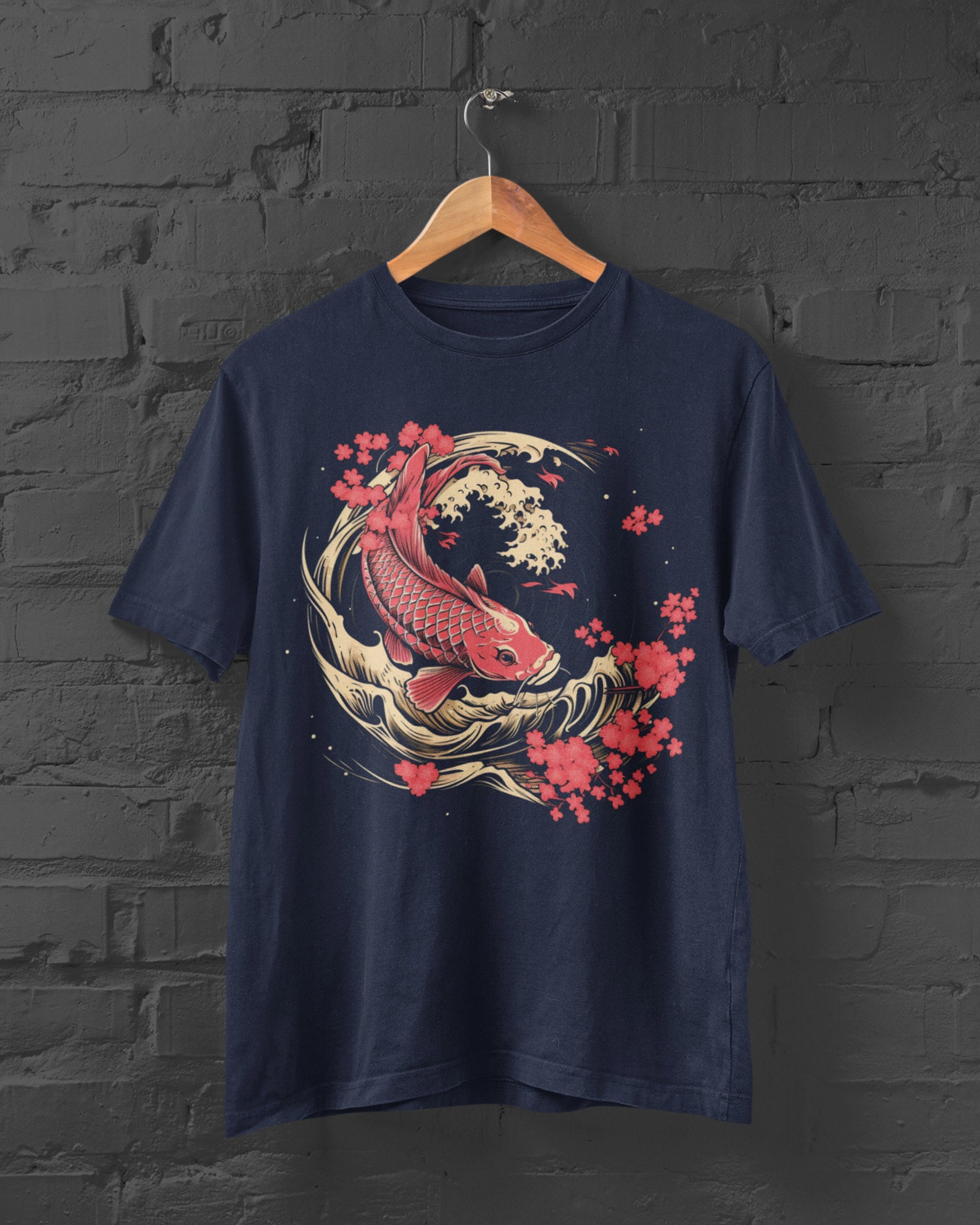 Japanese Koi Fish T-shirt Japanese Tshirt Japanese Fish Tshirt Anime ...