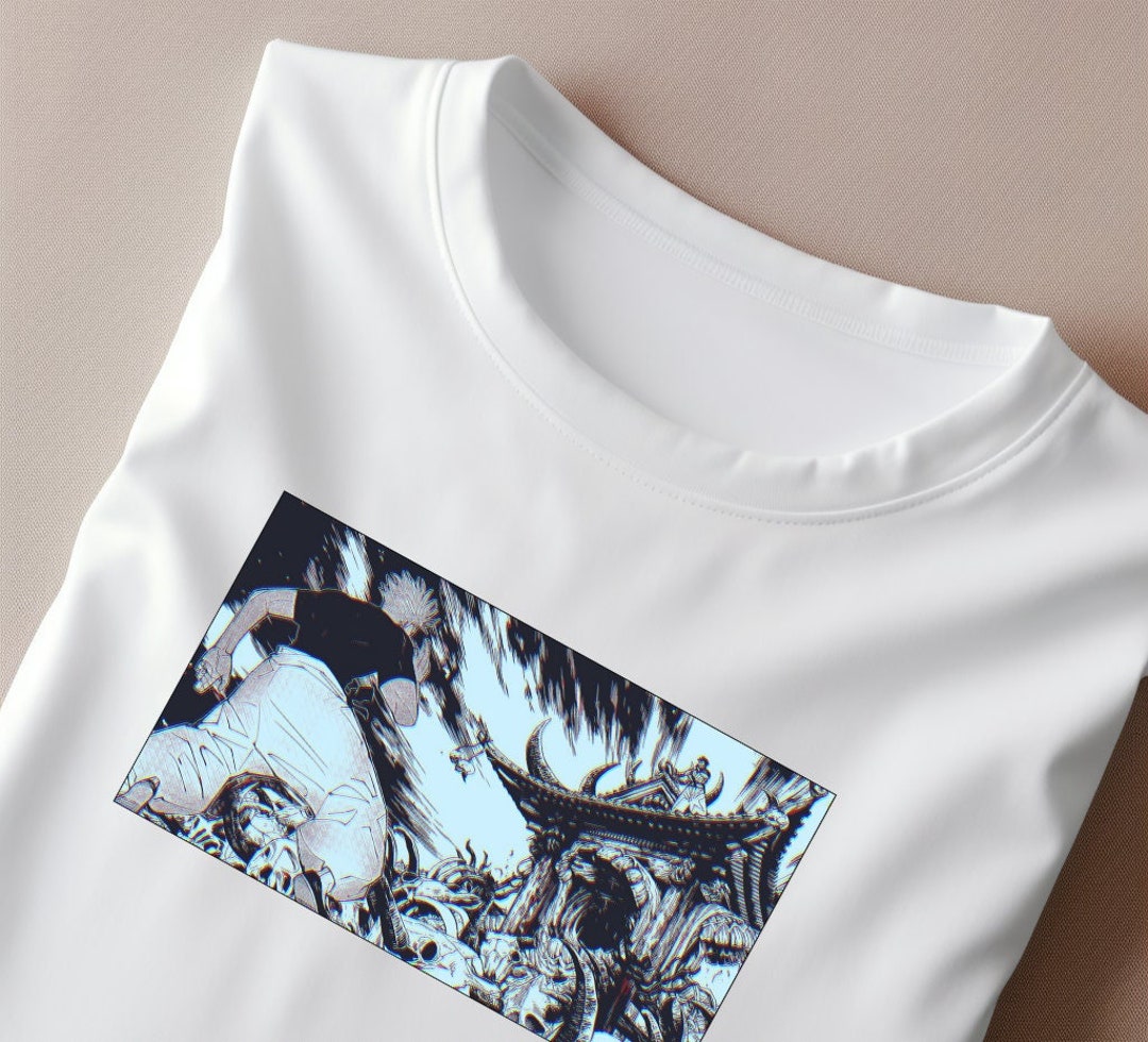 Sukuna Anime T-shirt Harajuku Jujutsu Kaisen Merch Y2K - Etsy