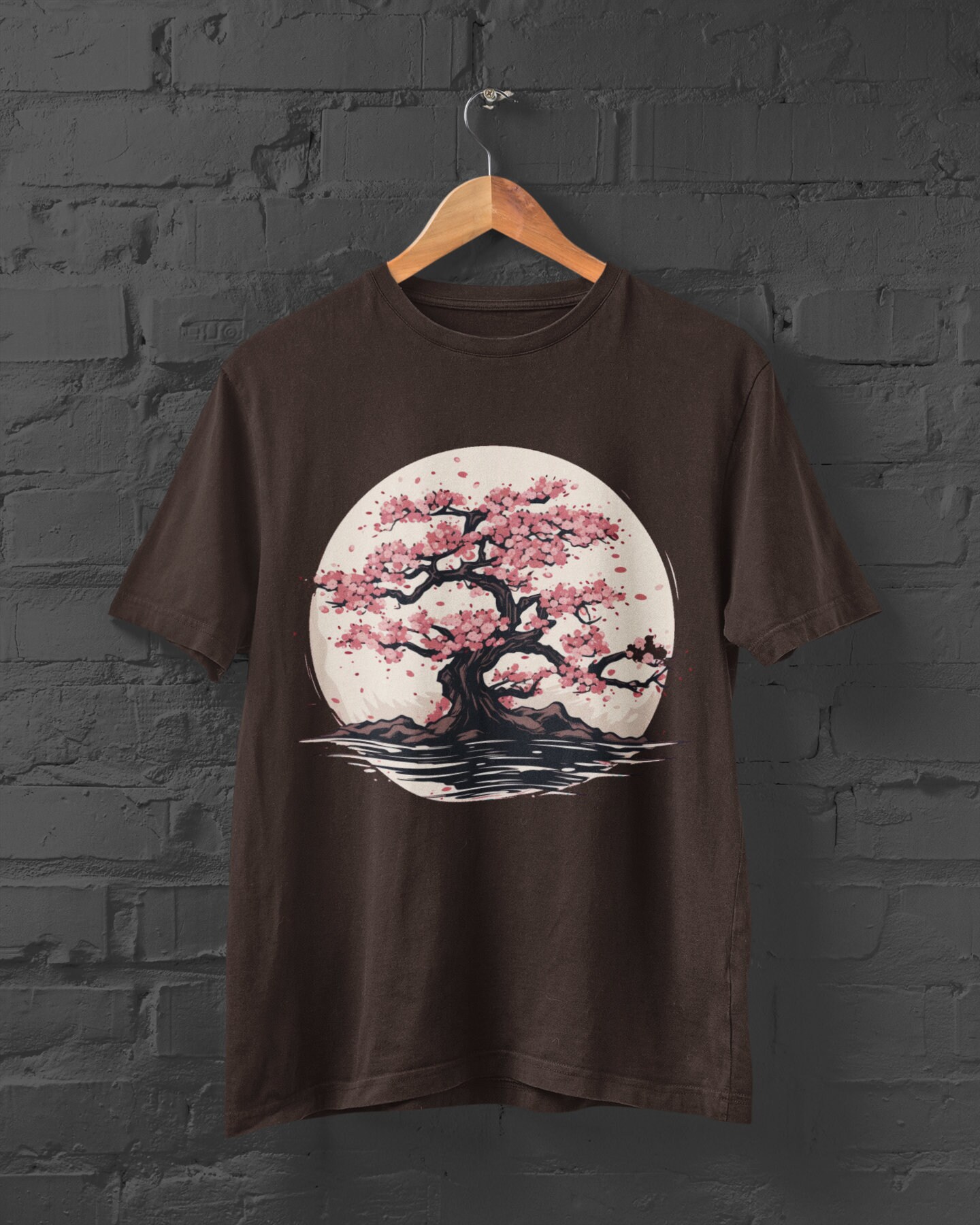 Japanese Sakura T-shirt Anime Tshirt Harajuku Cherry Blossom Tshirt ...