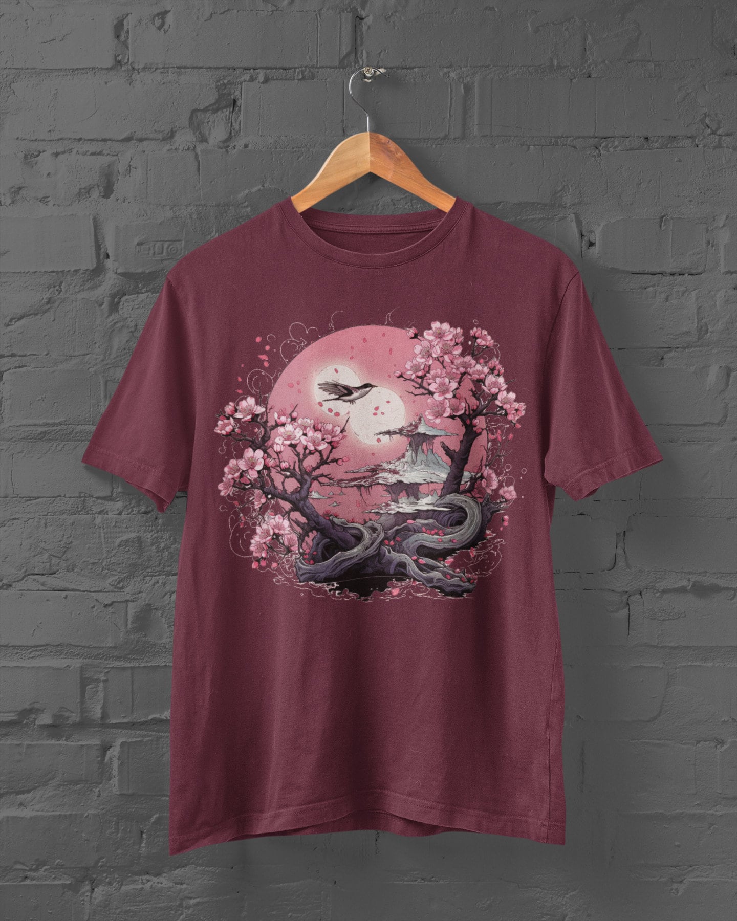 Japanese Scenery Shirt Harajuku Japanese Streetwear Japan Sakura T ...