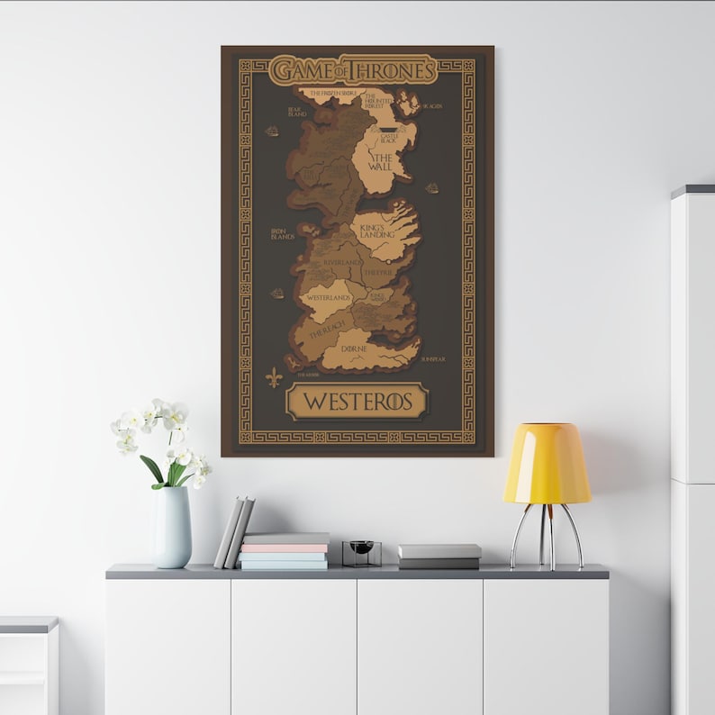 Westeros 3D Layered Map SVG – Laser Cut Digital File for CNC, Glowforge ...