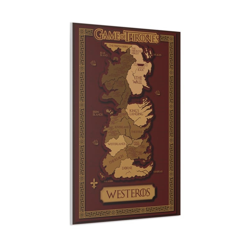 Westeros 3D Layered Map SVG – Laser Cut Digital File for CNC, Glowforge ...