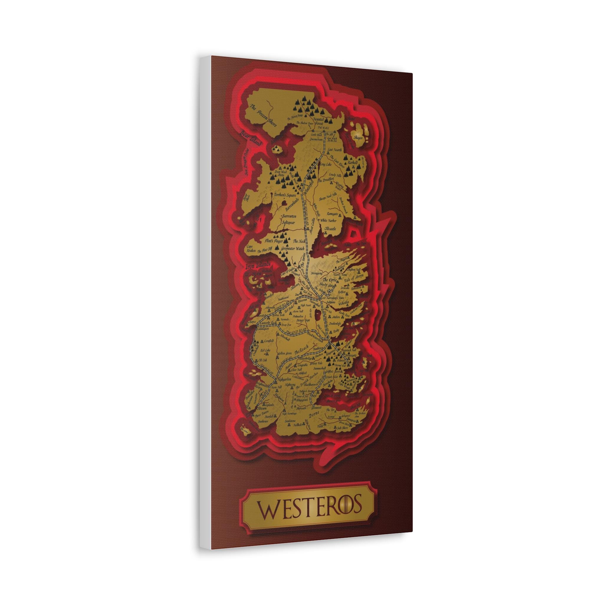 Westeros 3D Layered Map SVG – 6 Layer Laser Cut Digital File for CNC ...