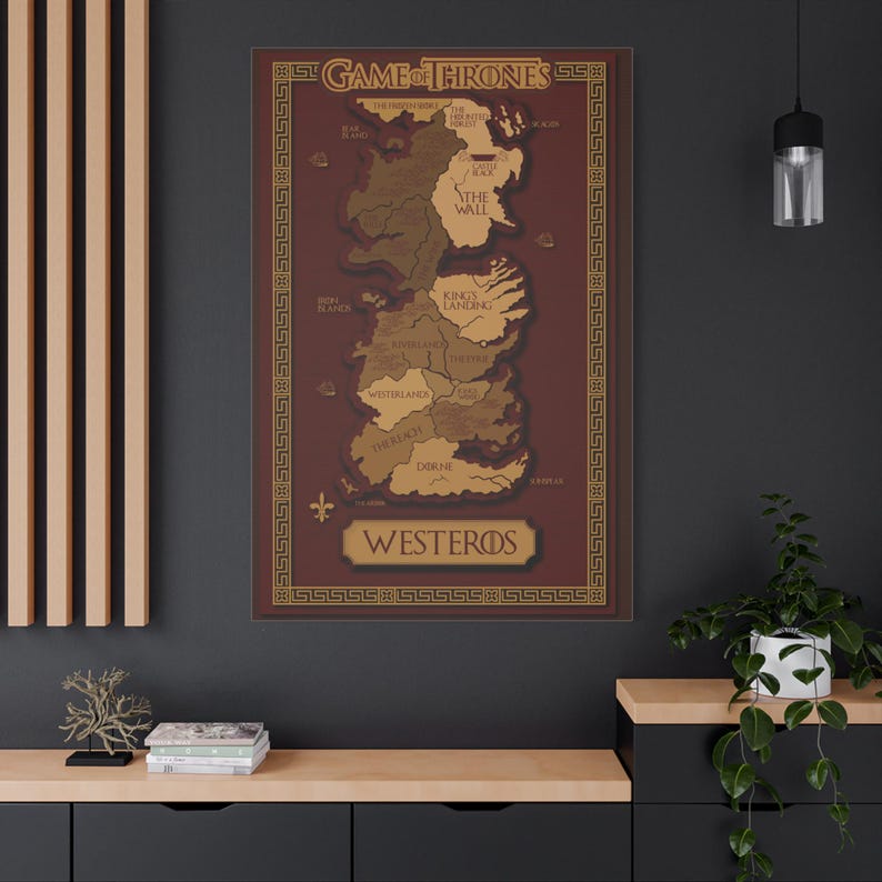 Westeros 3D Layered Map SVG – Laser Cut Digital File for CNC, Glowforge ...