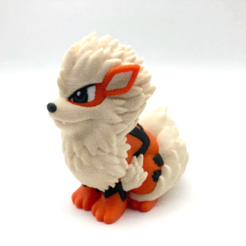 Arcanine Pokemon Figure 3D Printed Sculpture Pokemon Figurine Arcanine ...