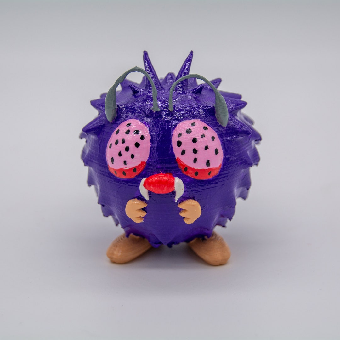 Venonat Pokemon 3D Printed Hand Painted Figure / Pokemon Venonat 3D ...