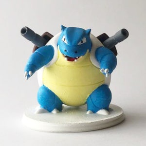 3D Printed Blastoise Figure Sculpture Pokemon Blastoise 4.3CM - Etsy