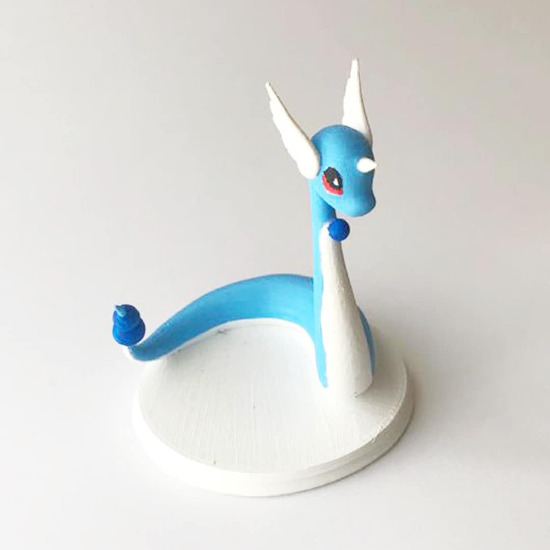 3D Printed Dragonair Figure Sculpture Pokemon Dragonair 9CM - Etsy