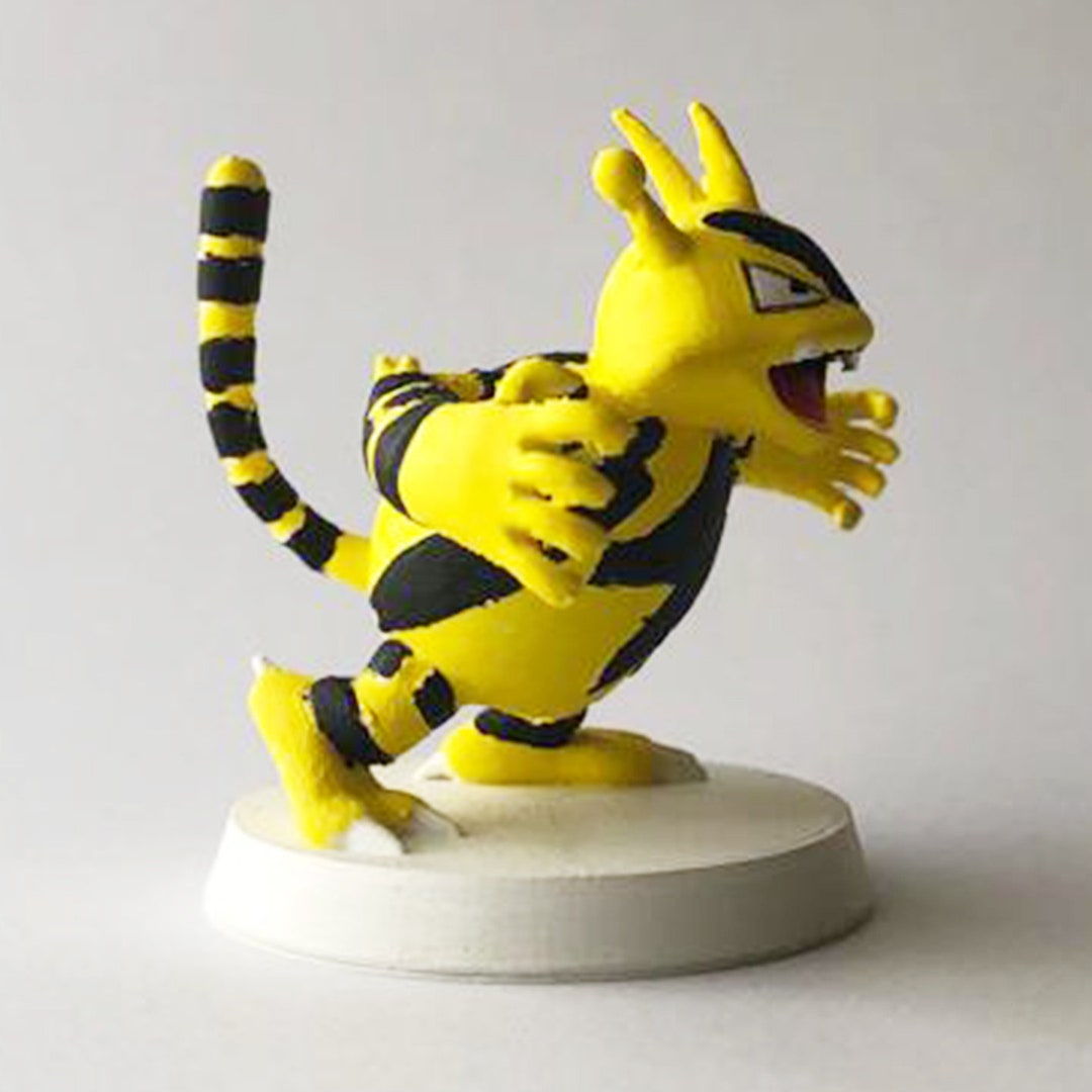 3D Printed Electabuzz Figure Sculpture Pokemon Electabuzz 5CM - Etsy