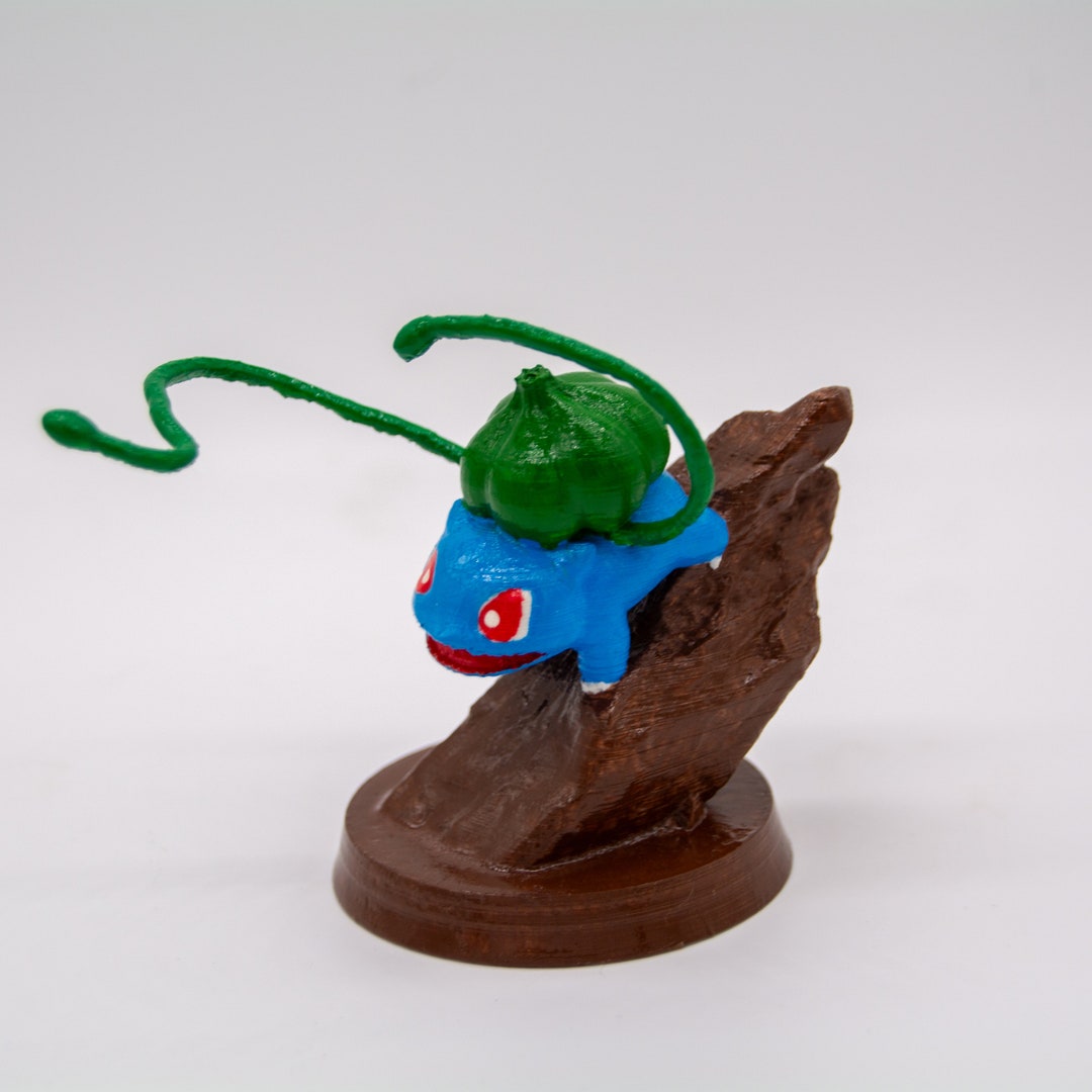 Balbasaur Leaf Green Pokemon 3D Printed Hand Painted Figure / Pokemon ...