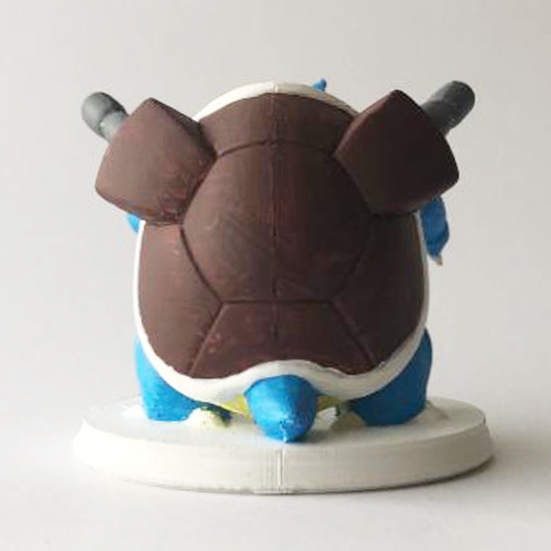 3D Printed Blastoise Figure Sculpture Pokemon Blastoise 4.3CM - Etsy