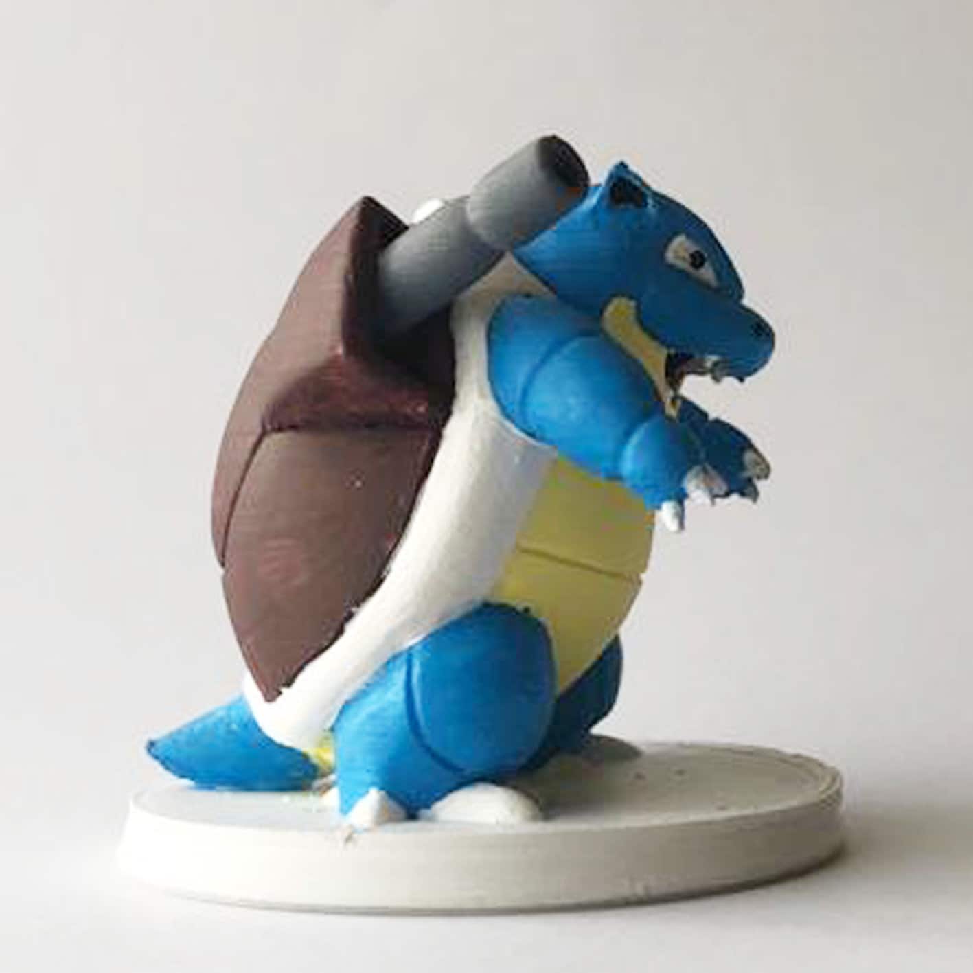 3D Printed Blastoise Figure Sculpture Pokemon Blastoise 4.3CM - Etsy