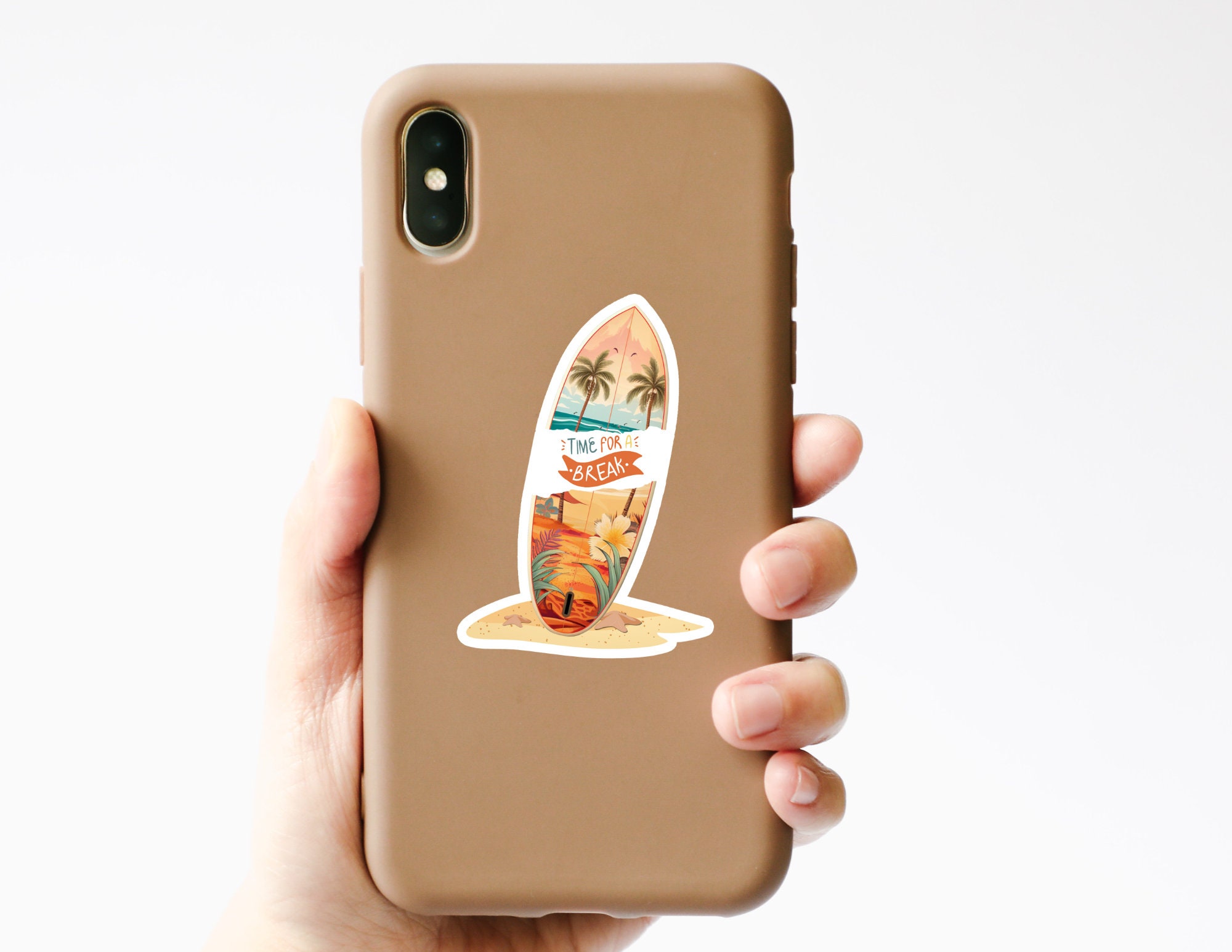15 Printable Retro 70s Summer Stickers. Surf's up With Digital Retro ...