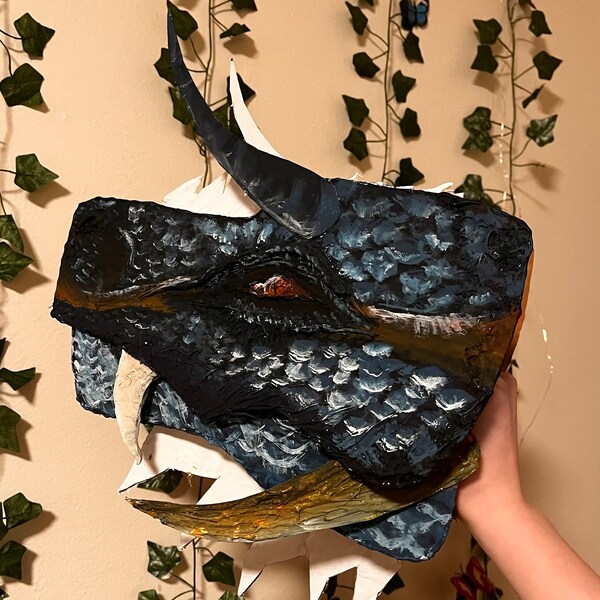 Paper Dragon Puppet Tiktok Etsy