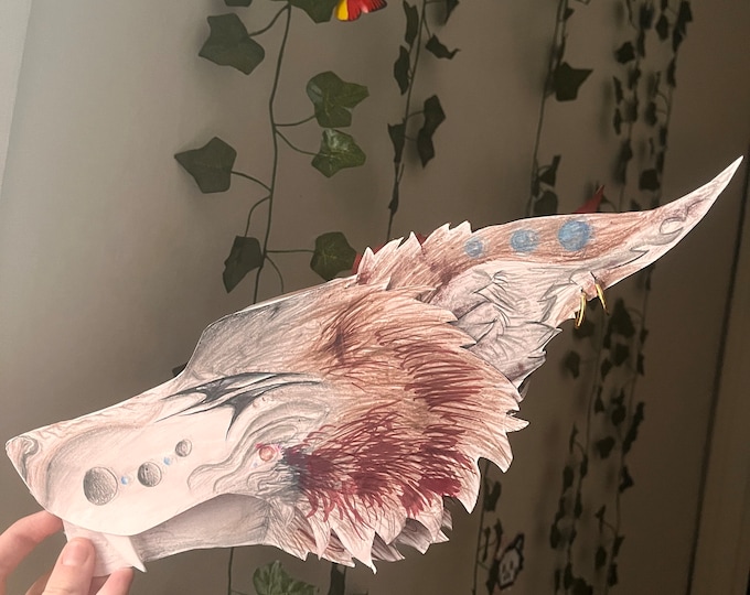 Wolf Paper Dragon Puppet - Etsy