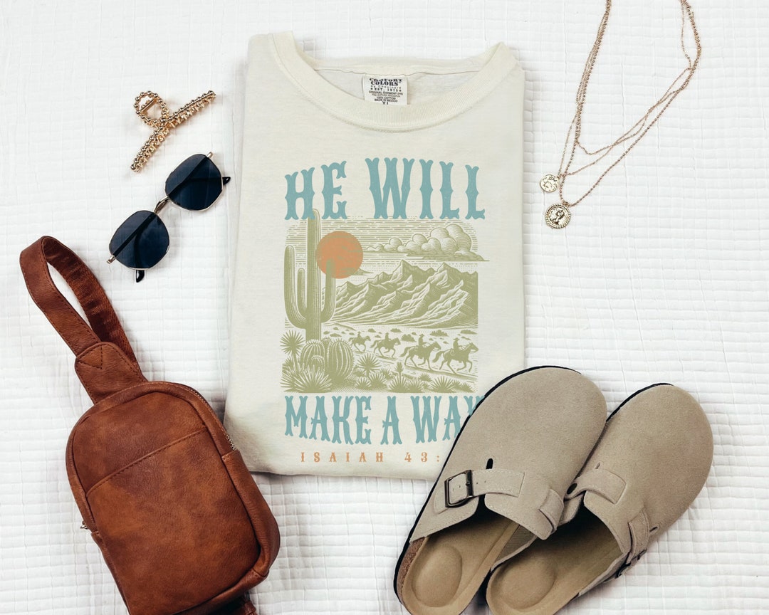 Christian Shirts, Isaiah 43:19 Bible Verse Shirt for Men & Women ...