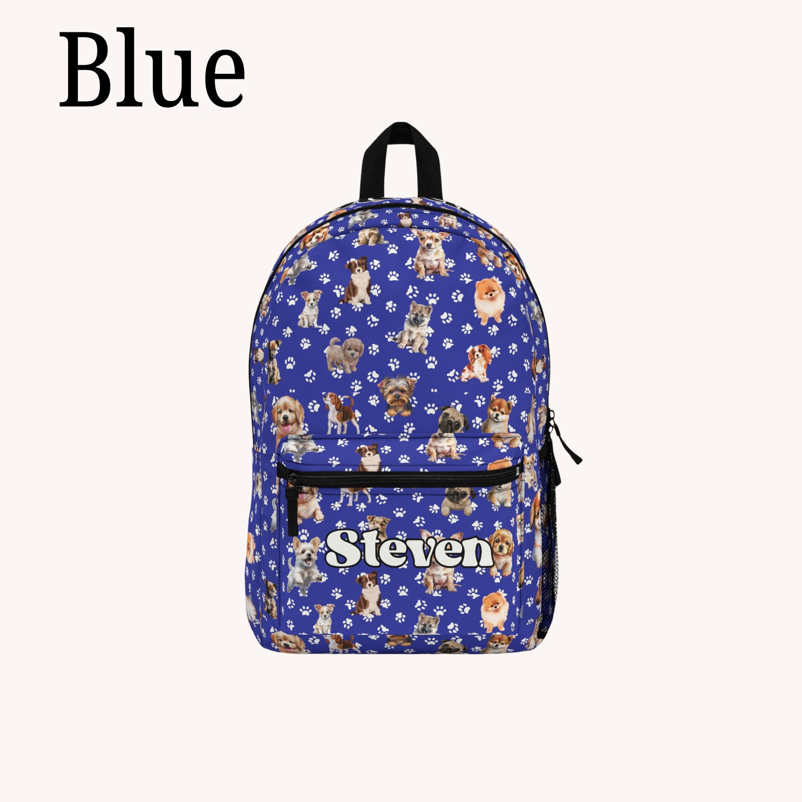 Personalized Puppy Backpack,custom Children's Backback,overnight Bag ...
