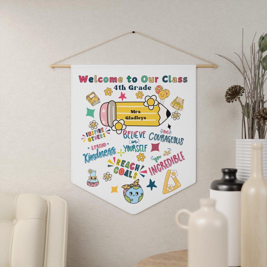 Welcome to Our Class Banner,back to School Classroom Wall Decor ...