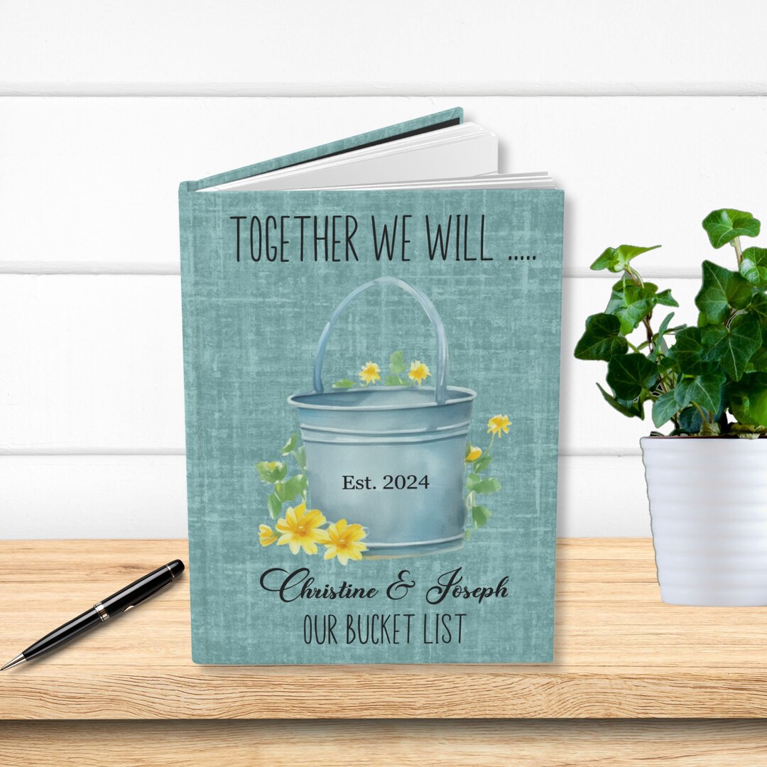 Personalized Bucket List Journal,wedding Shower Gift,adventure Book for ...