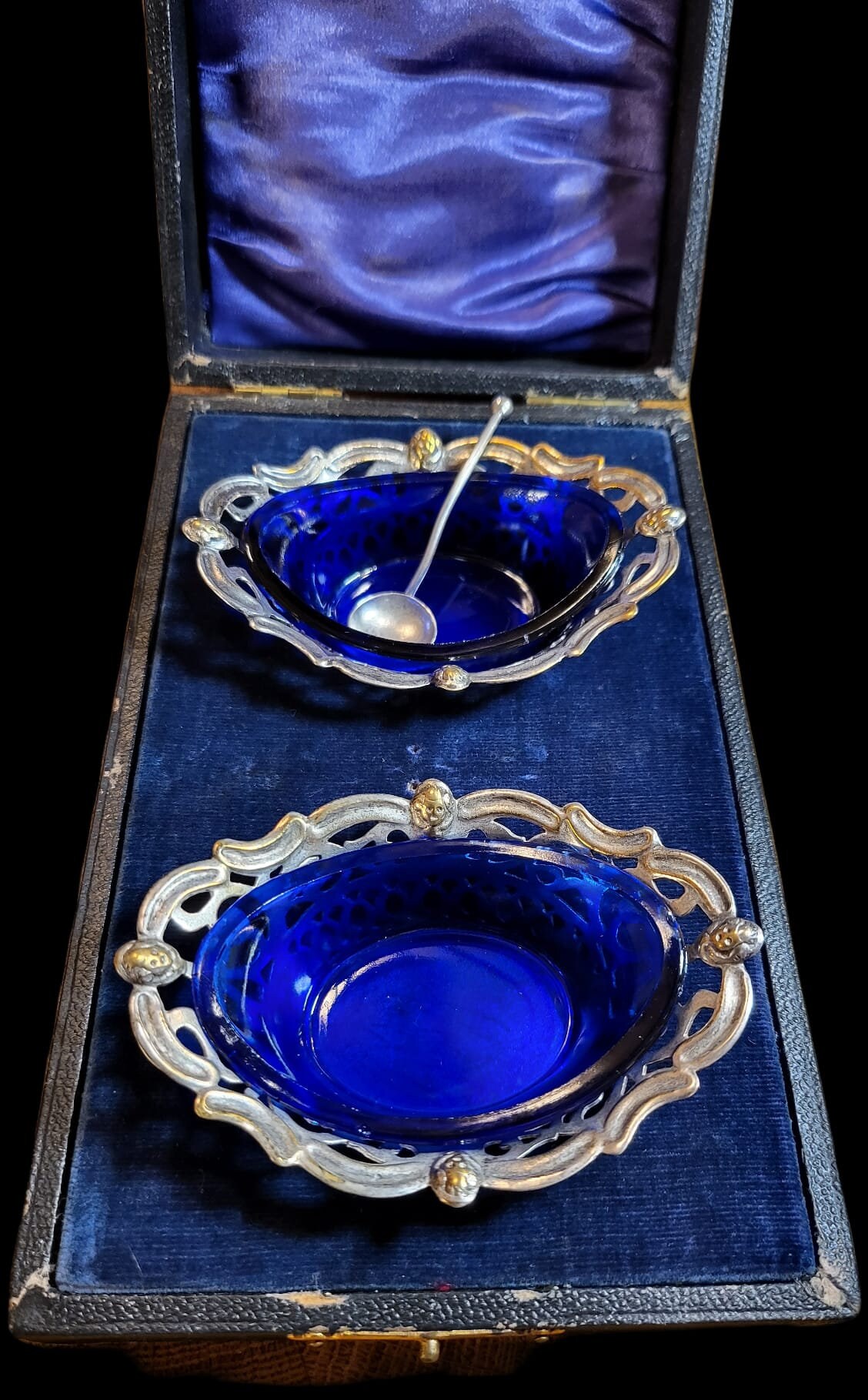 RARE 1883-1900 Cherub's Heads Silver Plated Victorian Smelling Salts ...