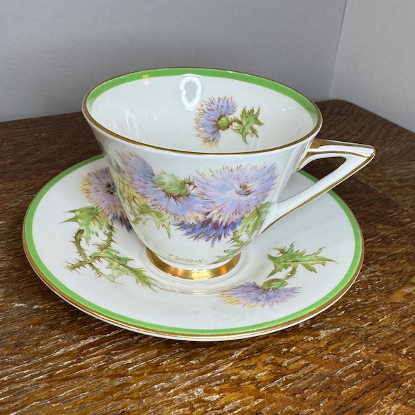 Thistle Tea Cup - Etsy