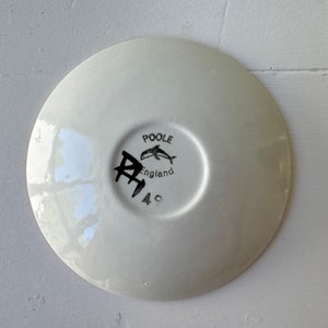 Poole Art Pottery Delphis Pattern 5" Pin Dish Hand Painted by Rosina St ...