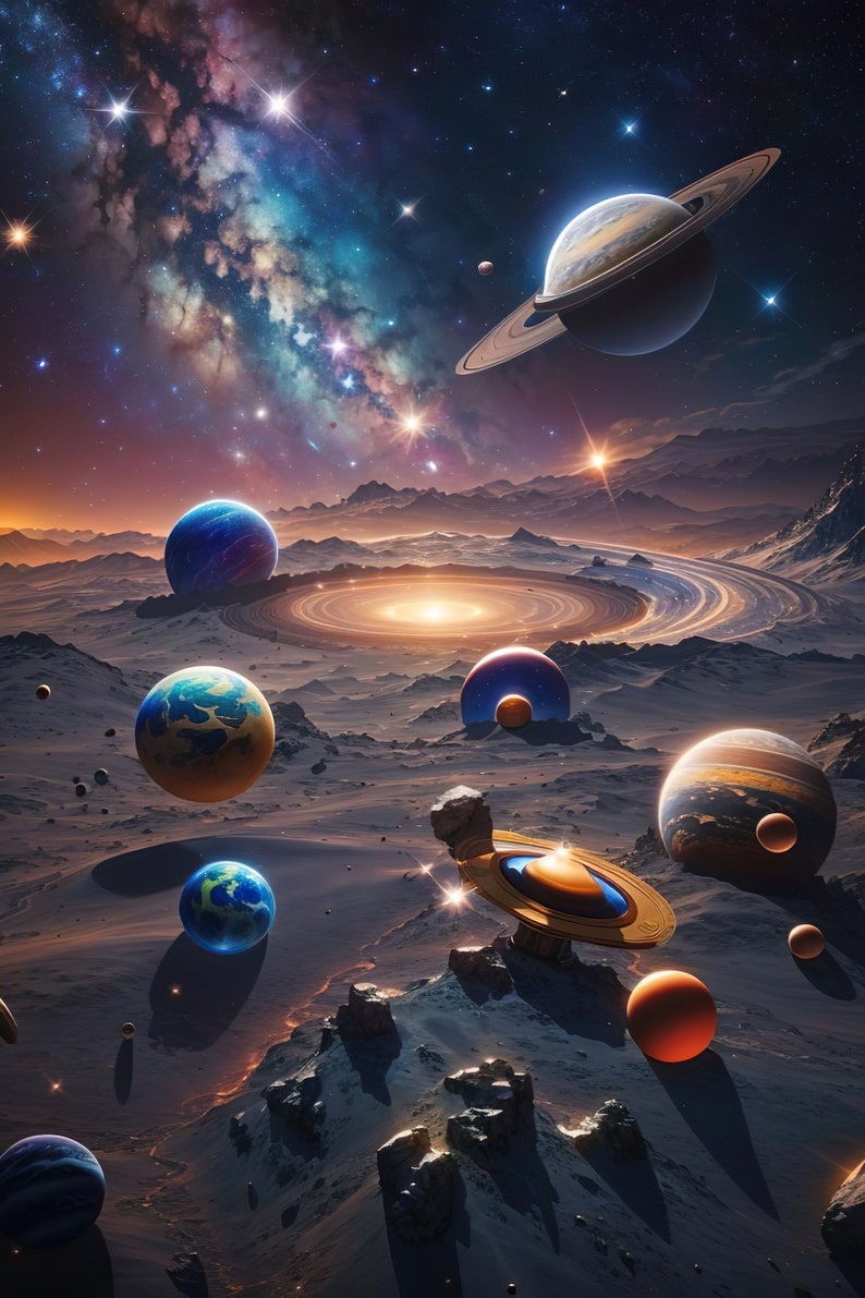 The Majestic Outerspace - Etsy