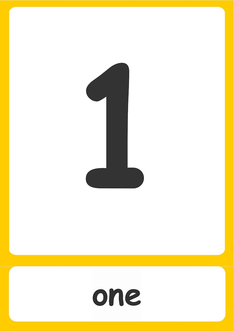 Ultimate Alphabet and Number Flashcards Set A to Z With Examples, 1 to ...