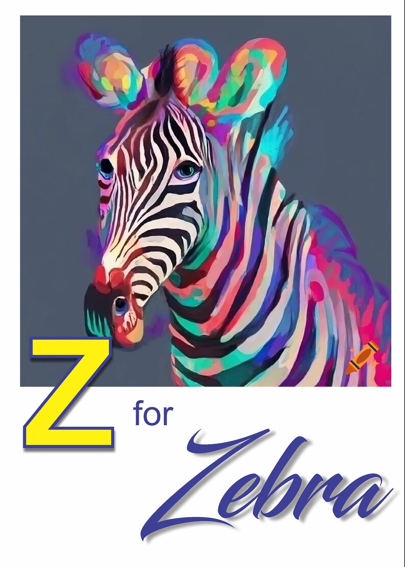 Ultimate Alphabet and Number Flashcards Set A to Z With Examples, 1 to ...