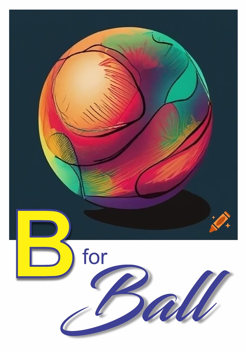 Ultimate Alphabet and Number Flashcards Set A to Z With Examples, 1 to ...