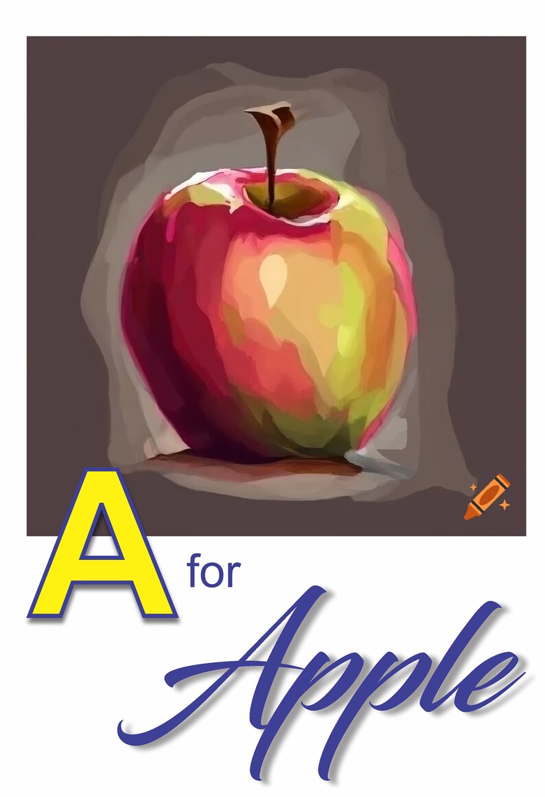 Ultimate Alphabet and Number Flashcards Set A to Z With Examples, 1 to ...