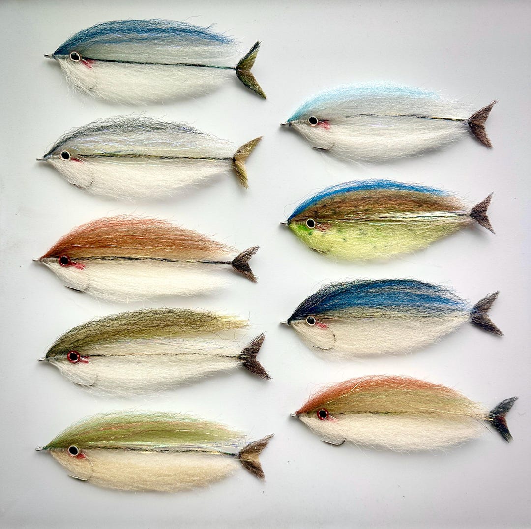 Baja Flies ~ Sardine, Anchovy, Mackerel Saltwater Flies for Dorado ...