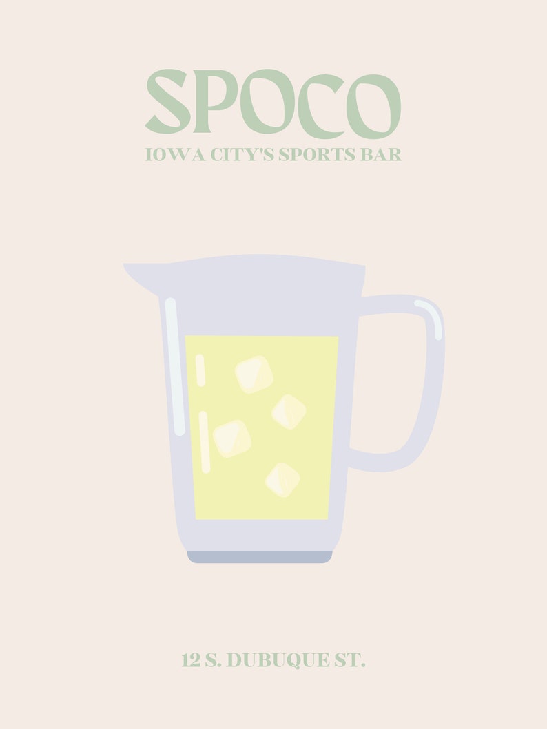 Iowa City Bar Posters *DIGITAL DOWNLOAD* - Etsy
