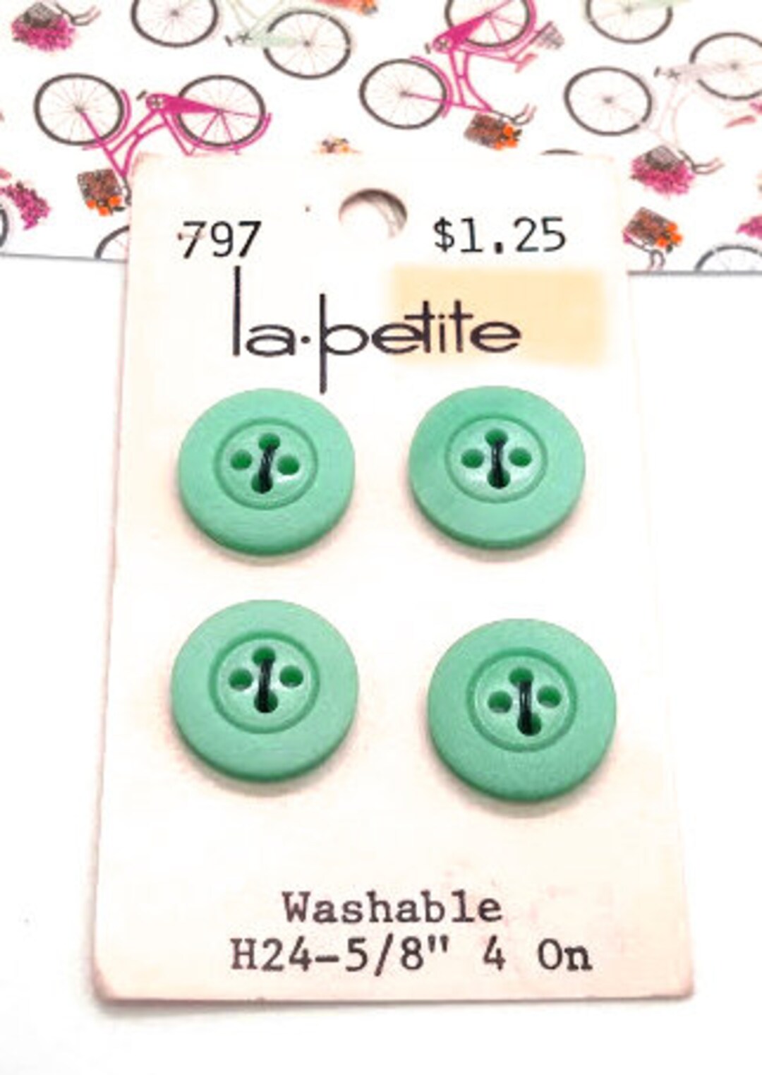 Vintage Blue Buttons - Round Buttons - La Petite Buttons - Light Blue ...